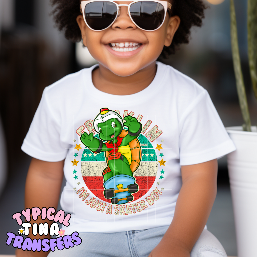 Frank Turtle | DTF Screen Print | POD – Typical Tina Transfers