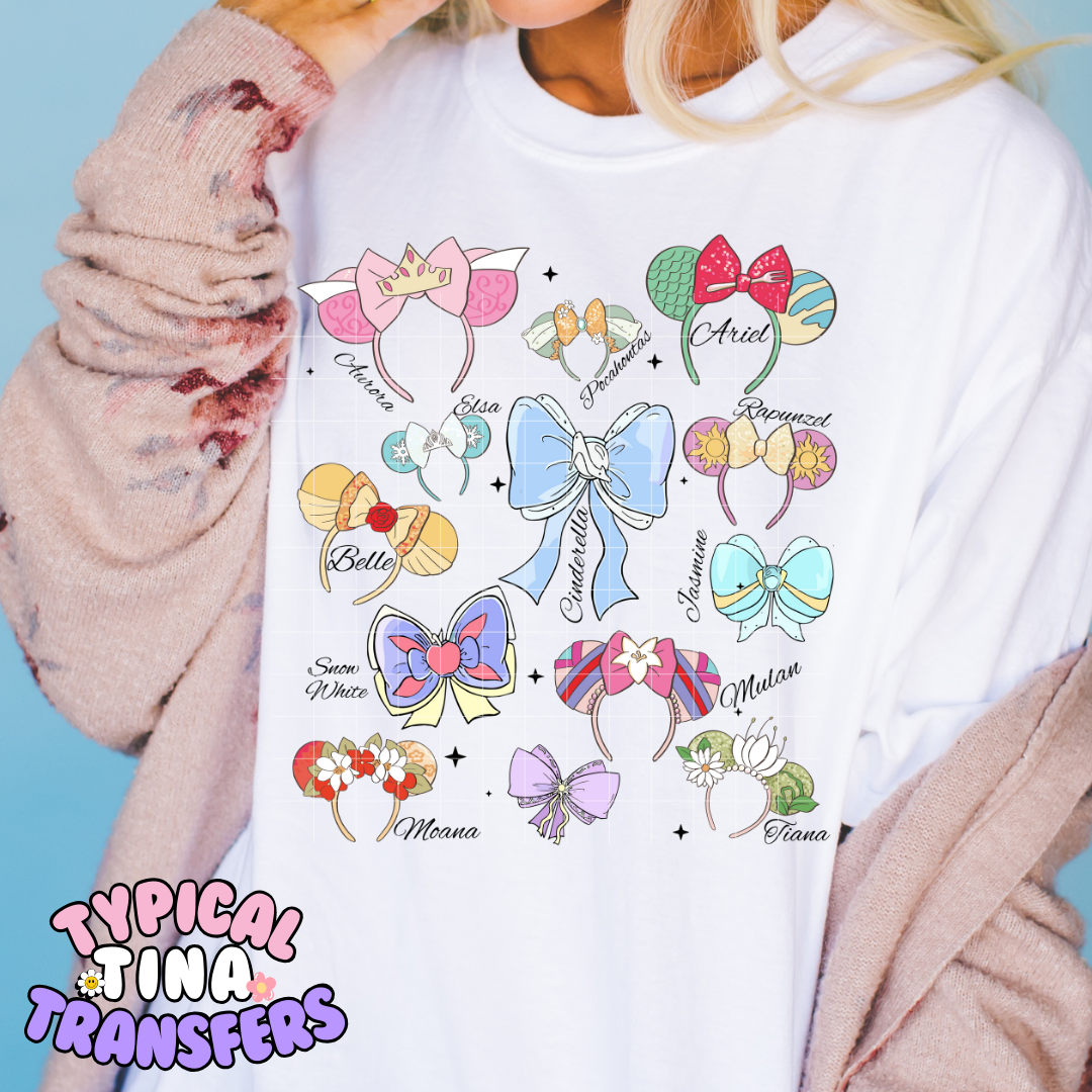 Bows and Headbands | DTF Transfer | POD – Typical Tina Transfers