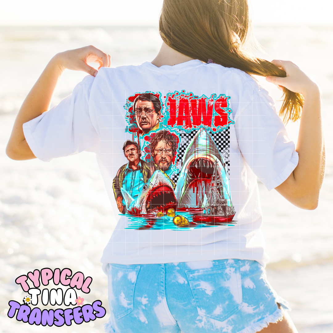 Shark! | DTF Transfer | POD – Typical Tina Transfers