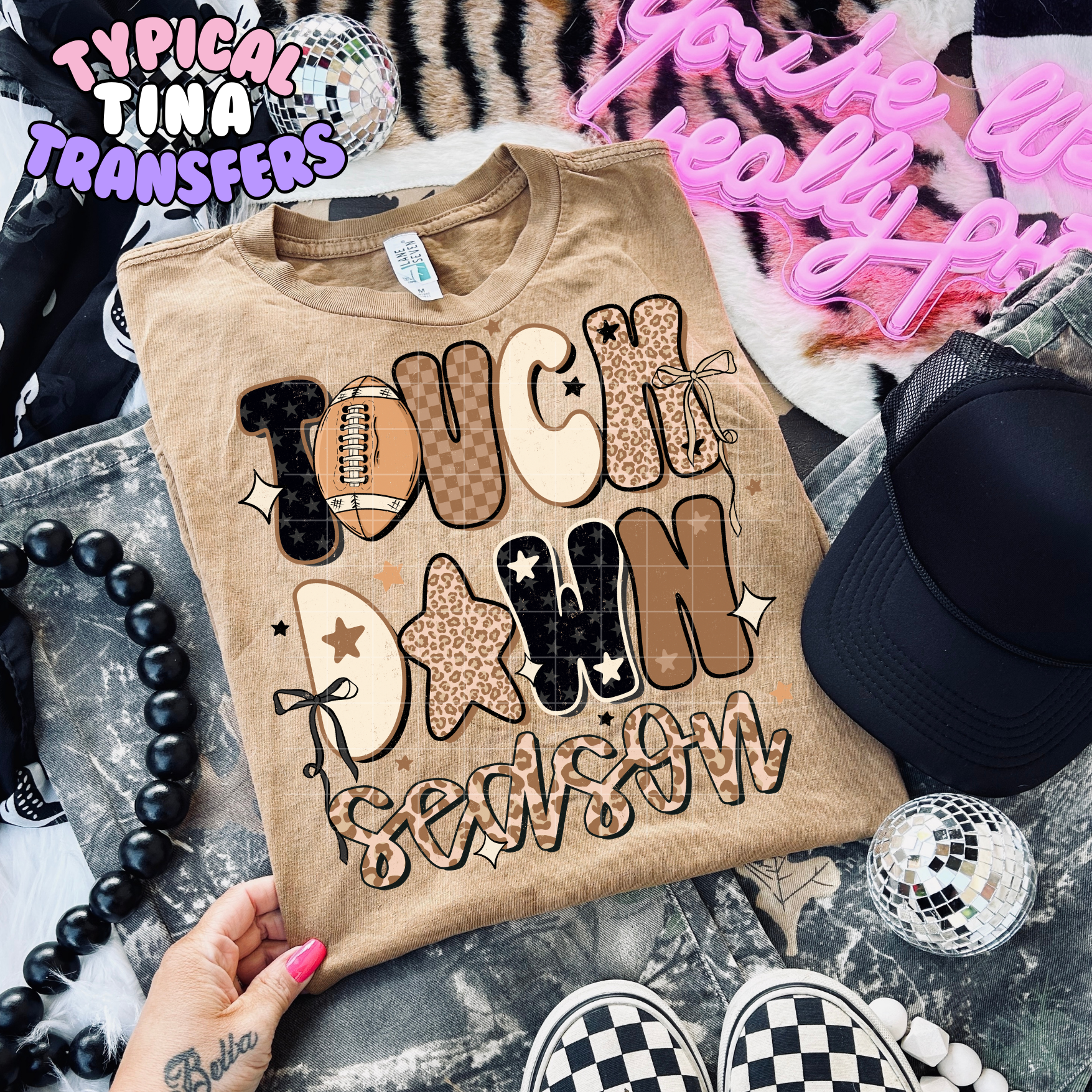 touchdown season | DTF Transfer | POD – Typical Tina Transfers
