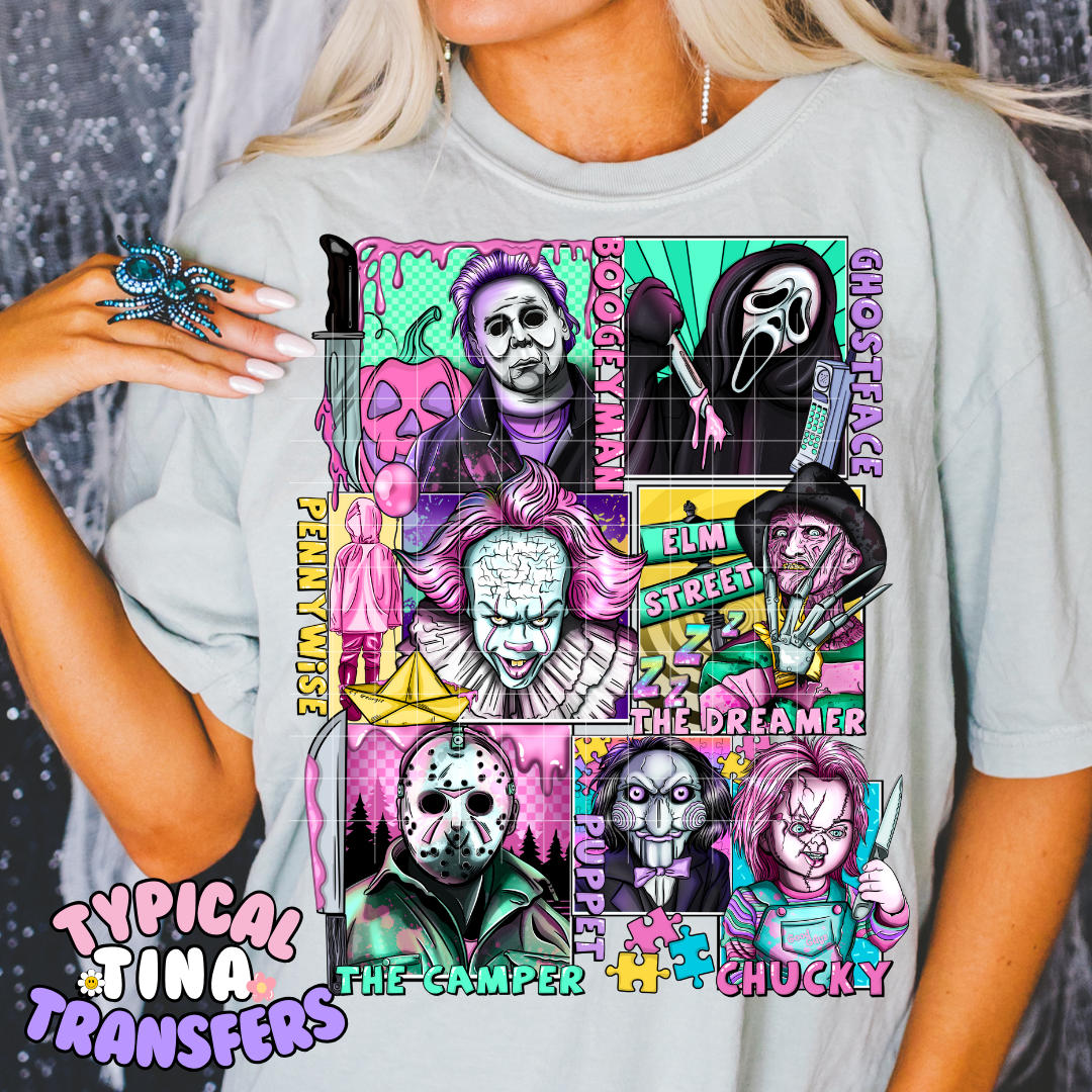 Horror Boys | DTF Transfer | POD – Typical Tina Transfers