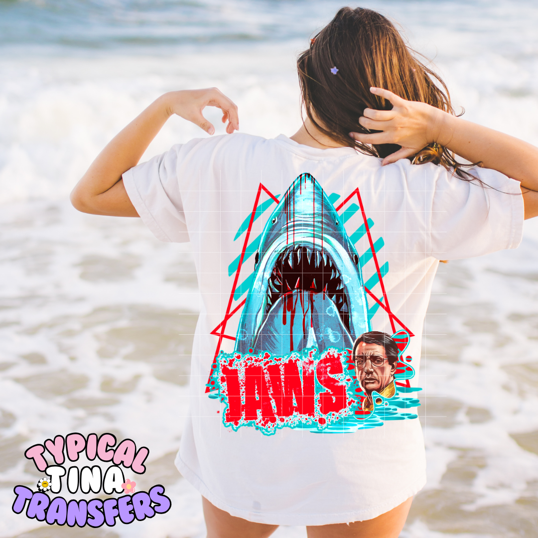 Shark option #2 | DTF Transfer | POD – Typical Tina Transfers