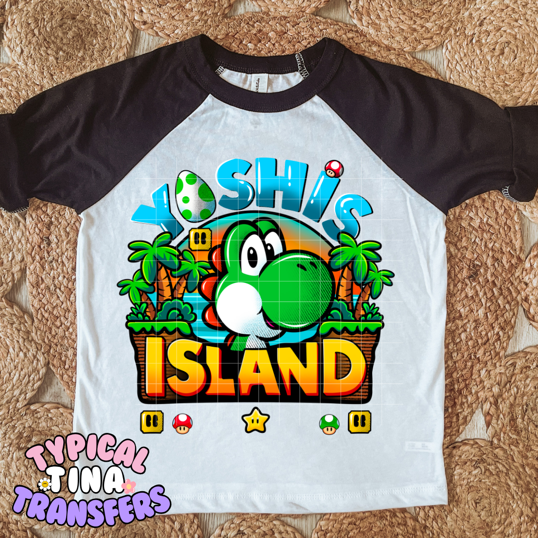 Yosh Island | DTF Transfer | POD – Typical Tina Transfers