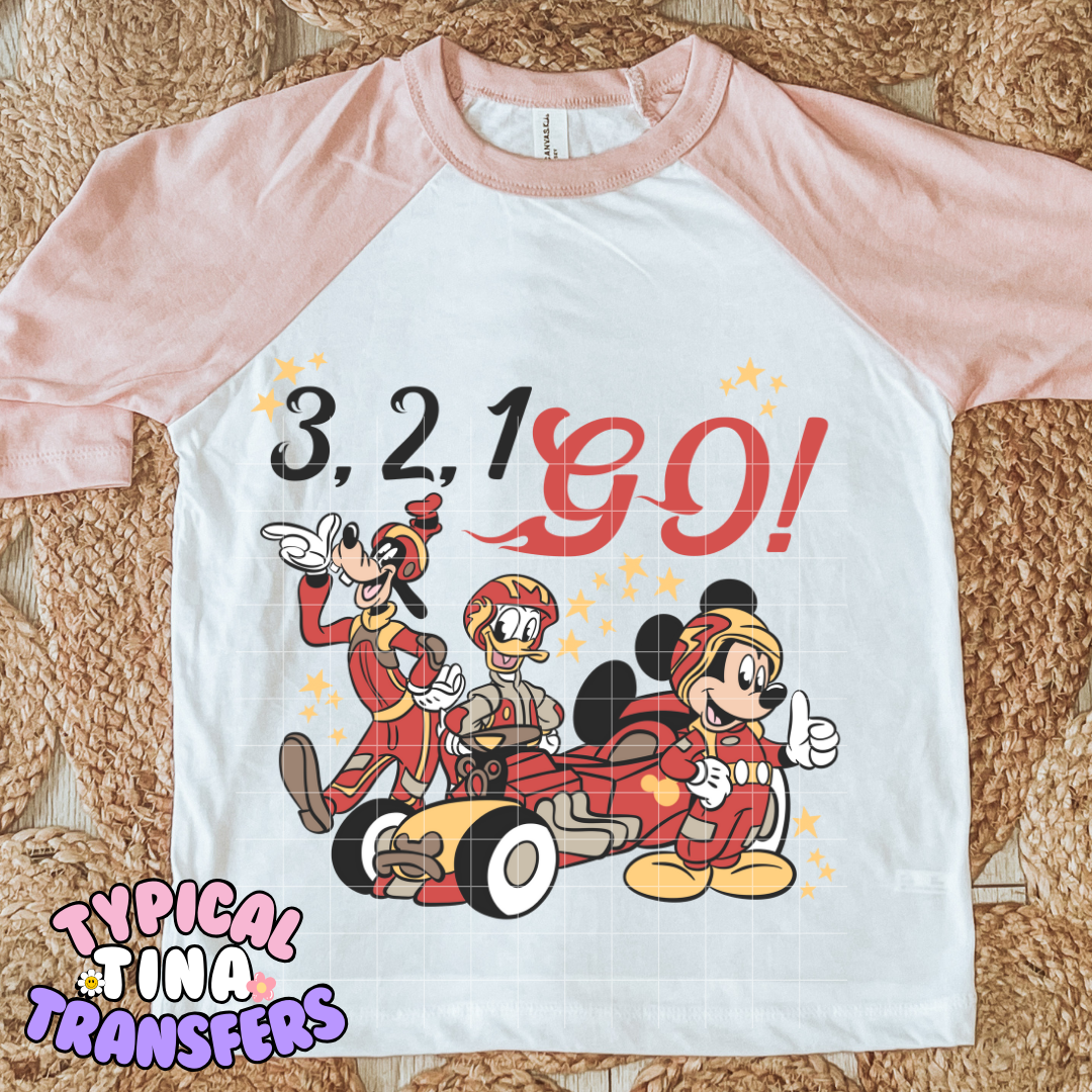 3, 2, 1 go | DTF Transfer | POD – Typical Tina Transfers