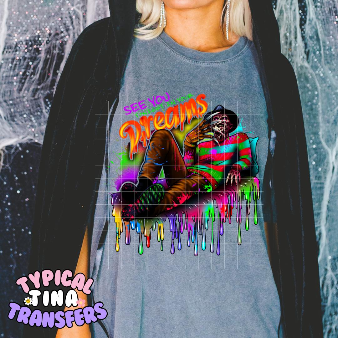 See you dreams neon | DTF Transfer | POD – Typical Tina Transfers