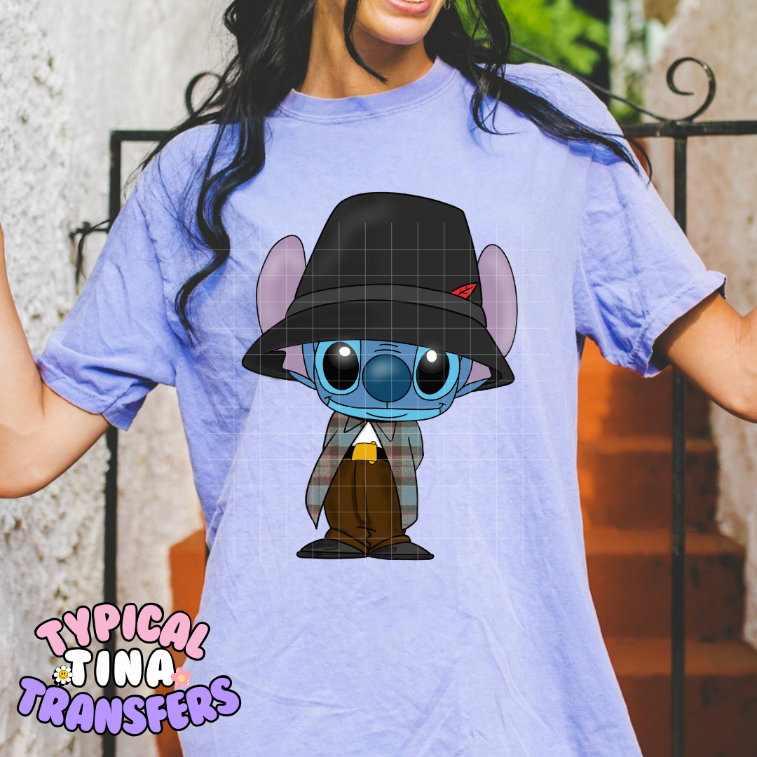 Cholo Blue Alien | DTF Screen Print | POD – Typical Tina Transfers