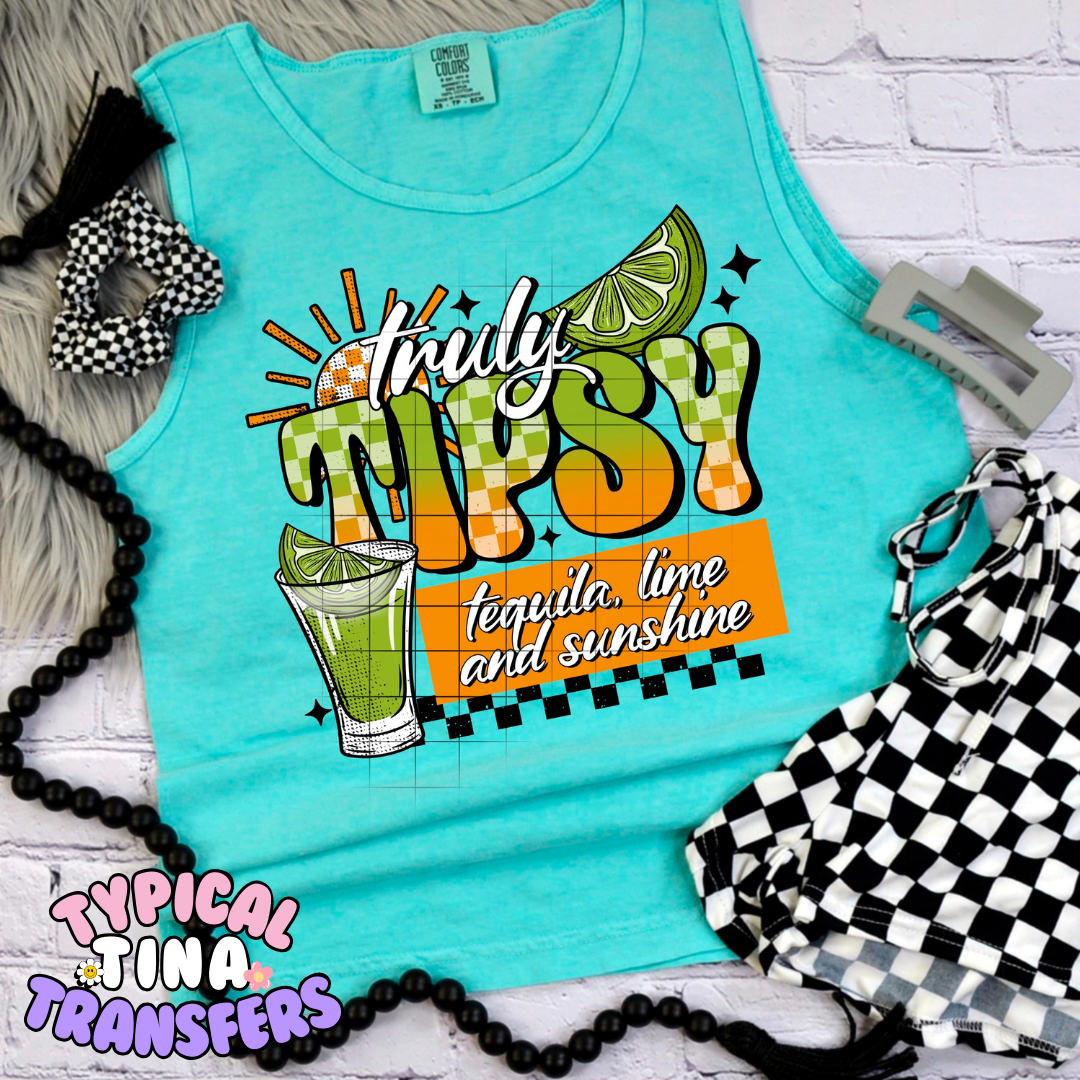 Truly Tipsy | DTF Transfer | POD – Typical Tina Transfers