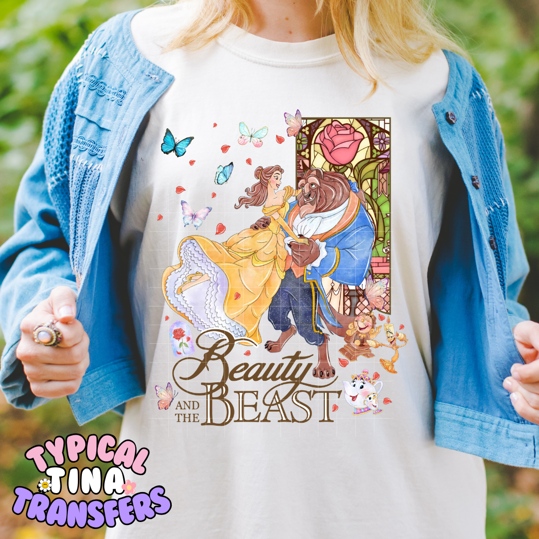 Beauty Stain Glass | DTF Screen Print | POD – Typical Tina Transfers