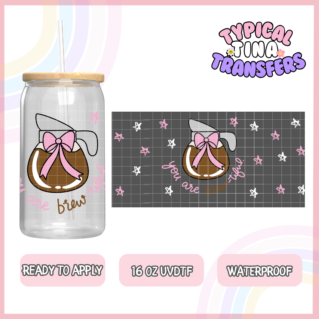 UVDTF #6312 | 16oz UVDTF Wrap | POD – Typical Tina Transfers