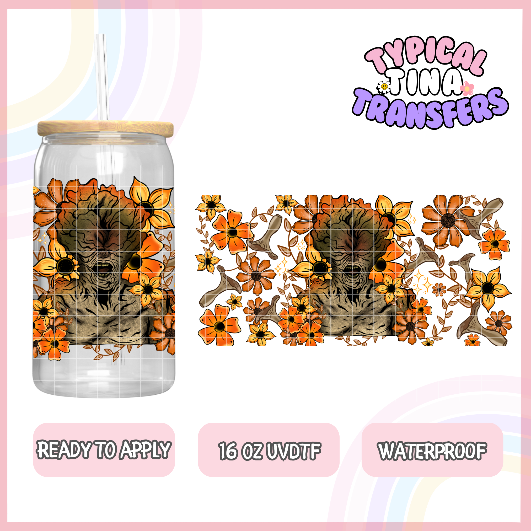 UVDTF #7848 | 16oz UVDTF Wrap | POD – Typical Tina Transfers