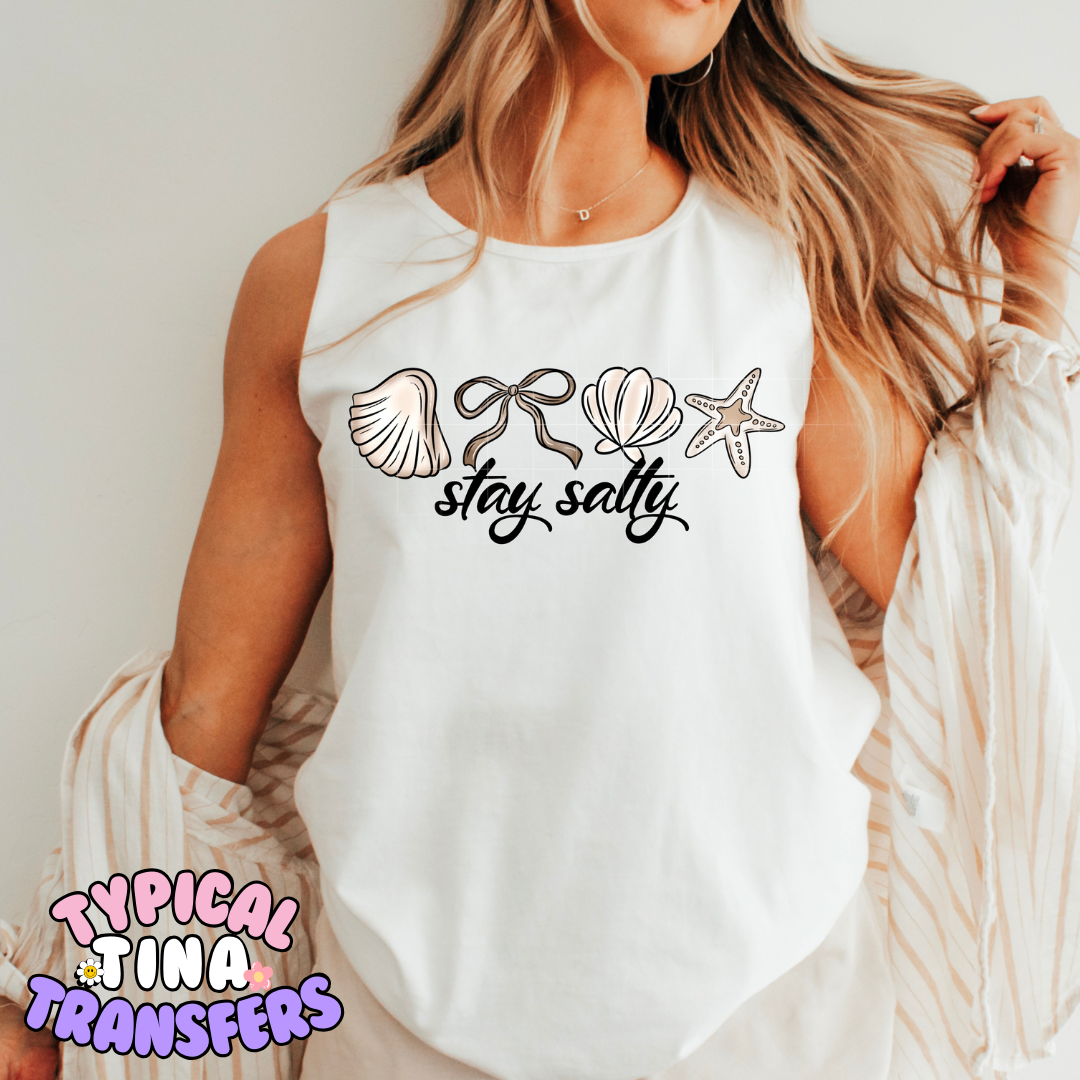 Stay Salty | DTF Transfer | POD – Typical Tina Transfers