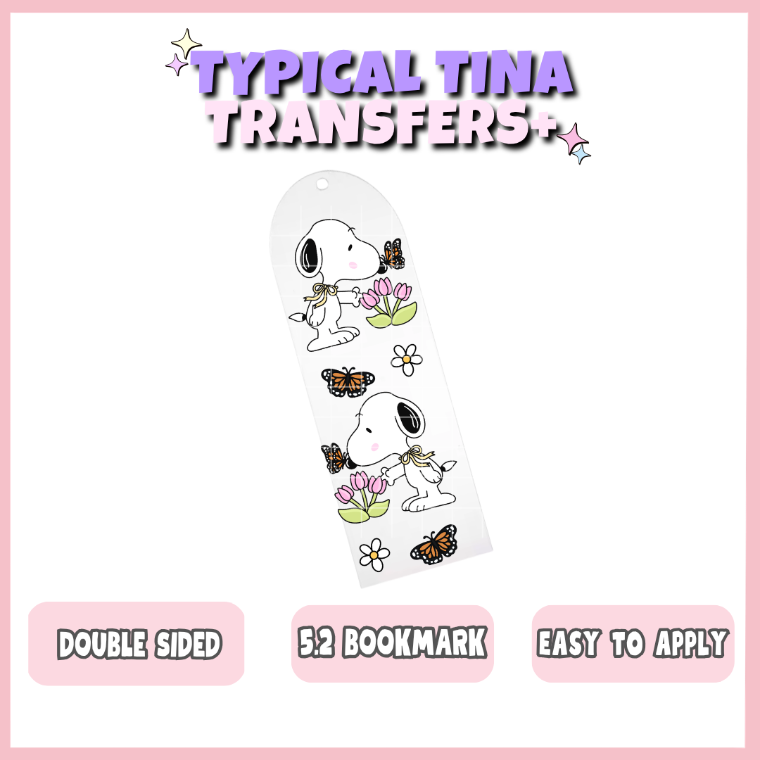 BM226 | UV Bookmark 5x2" | POD - set of 5 – Typical Tina Transfers